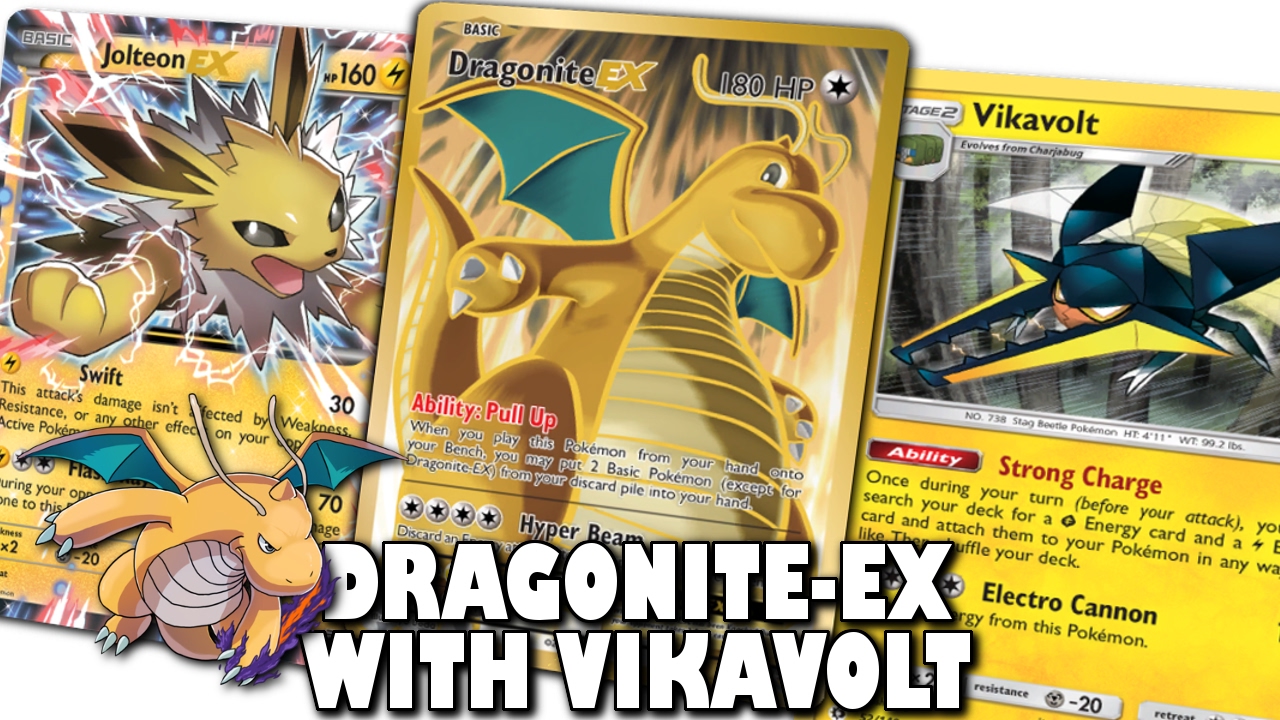 Fan Deck - Dragonite EX/Vikavolt/Jolteon EX - Standard Format Deck ...