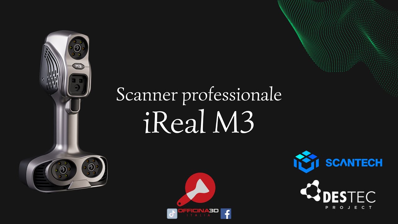 Scanner professionale iReal M3 w/ Destec - YouTube
