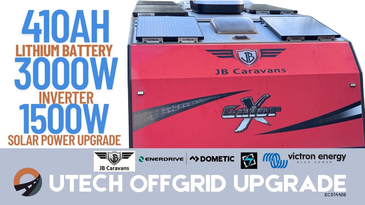 Small Caravan - Huge Power | JB GatorX Caravan Off Grid Power Setup ...