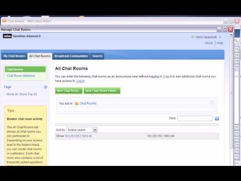 Persistent chat rooms for support teams - YouTube