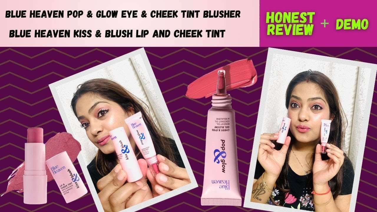 Blue Heaven Pop & Glow Eye | Blue Heaven Kiss & Blush Lip And Cheek ...