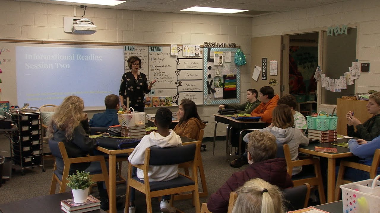 WGVU Cool Teacher Mary Hunziker, L.E. White Middle School, Allegan ...