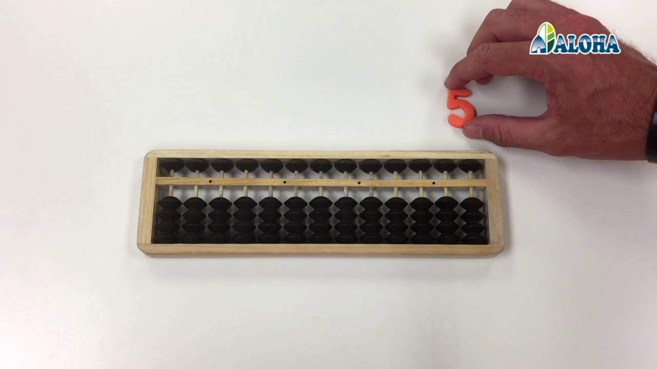 The parts of the abacus - YouTube
