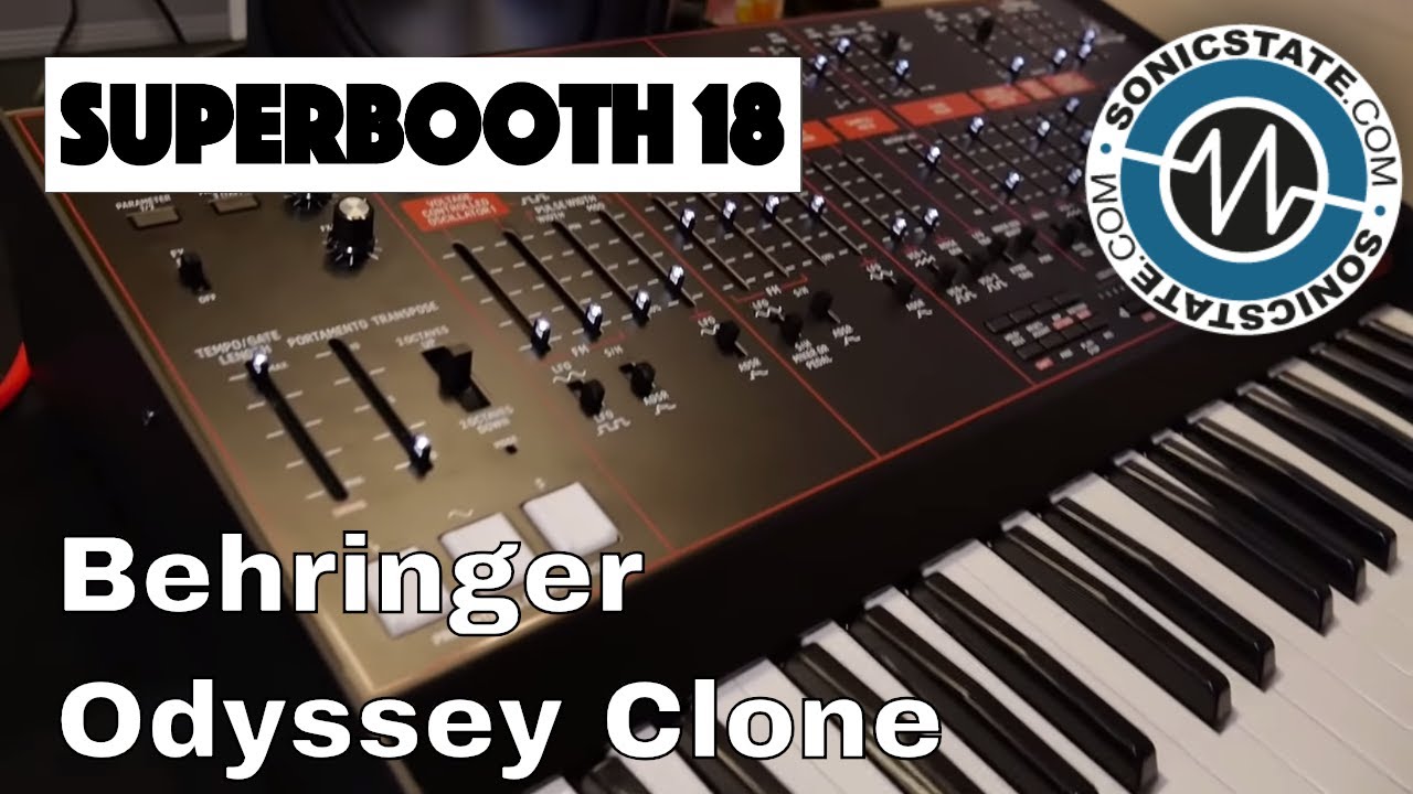 Superbooth 2018 Behringer Odyssey Prototype - YouTube
