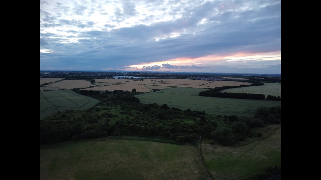 Sunset over Seghill - YouTube