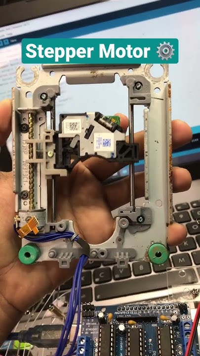 Arduino Stepper Motor Project | Arduino DVD Rim Stepper Motor Working | Arduino Motor Driver ...