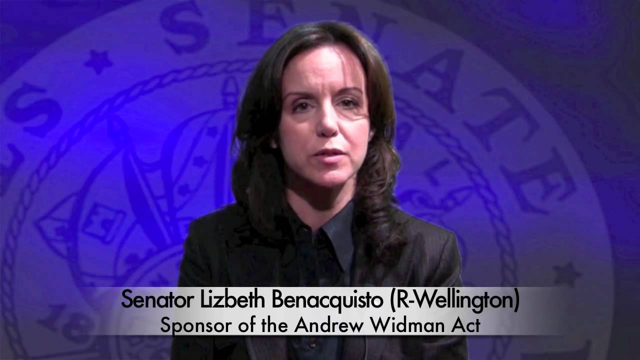 Senator Benacquisto sponsors the Andrew Widman Act - YouTube