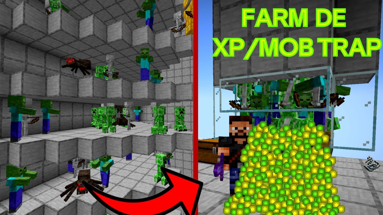 MELHOR MOBTRAP/FARM DE XP NO MINECRAFT JAVA 1.19+ - YouTube