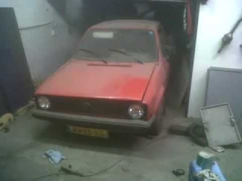 caddy 1 cold start na lange tijd stil staan - YouTube