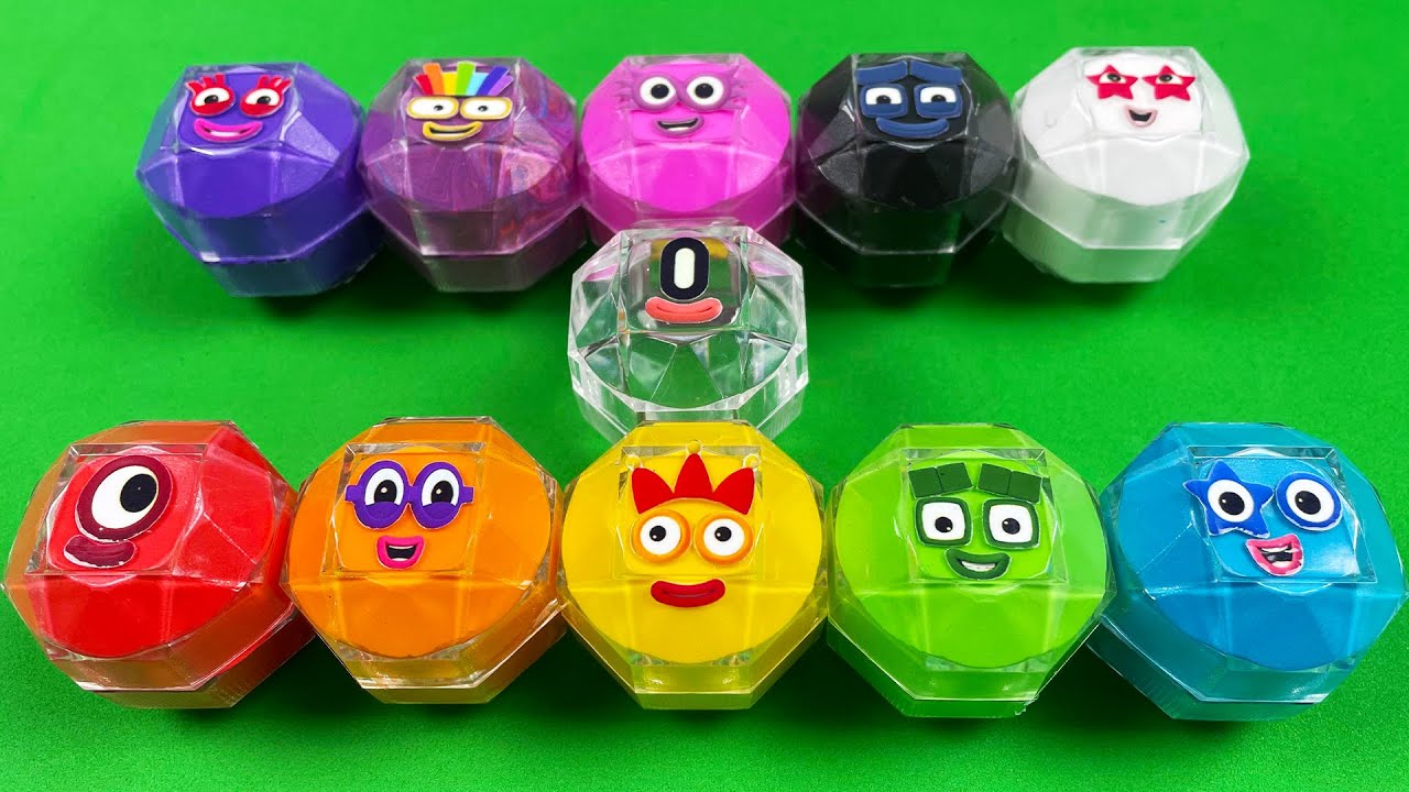 Numberblocks - Looking CLAY Coloring With Mini Box ★ Video ASMR - YouTube