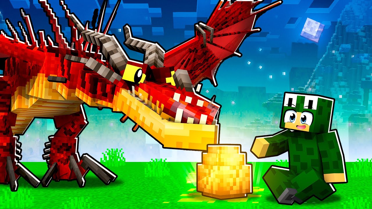 BEWARE - Dangerous Dragon Cave - Minecraft Dragons - YouTube