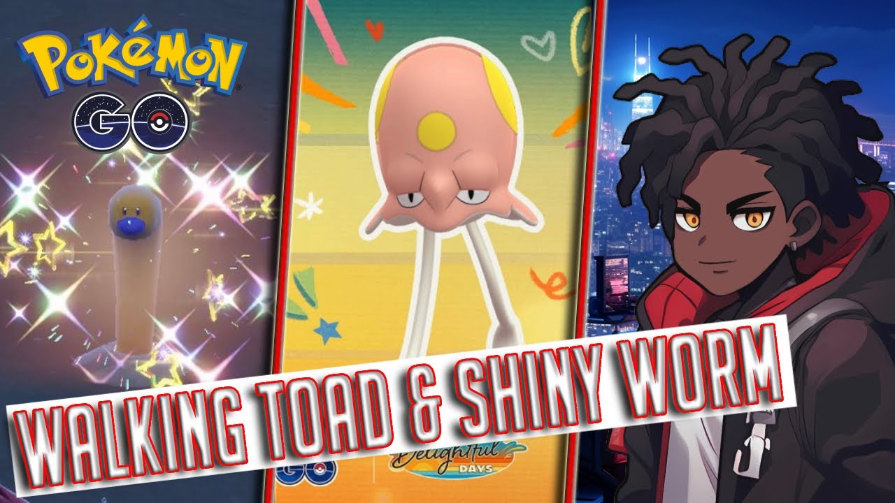 Pokémon Go: Walking Toad & Shiny Worm are Coming!!! - YouTube