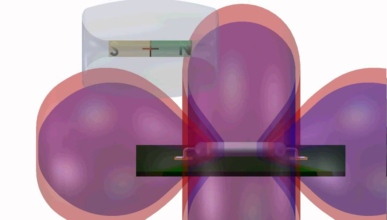 Reed Switch SMD Sensor & Magnet Actuation in 3-D - YouTube