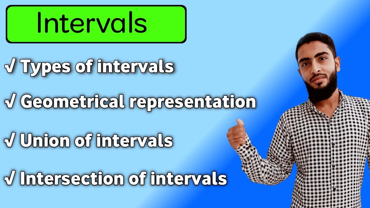 Intervals | Types Of Intervals | Union and Intersection Of Intervals | Urdu/ Hindi - YouTube