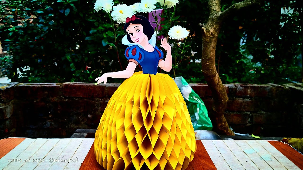 Snow white doll Craft Ideas // easy and simple way craft ideas ...