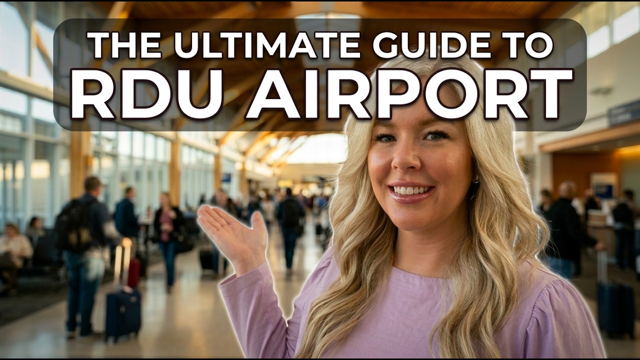 Your Ultimate Guide to RDU Airport: Parking, Terminals & More! - YouTube