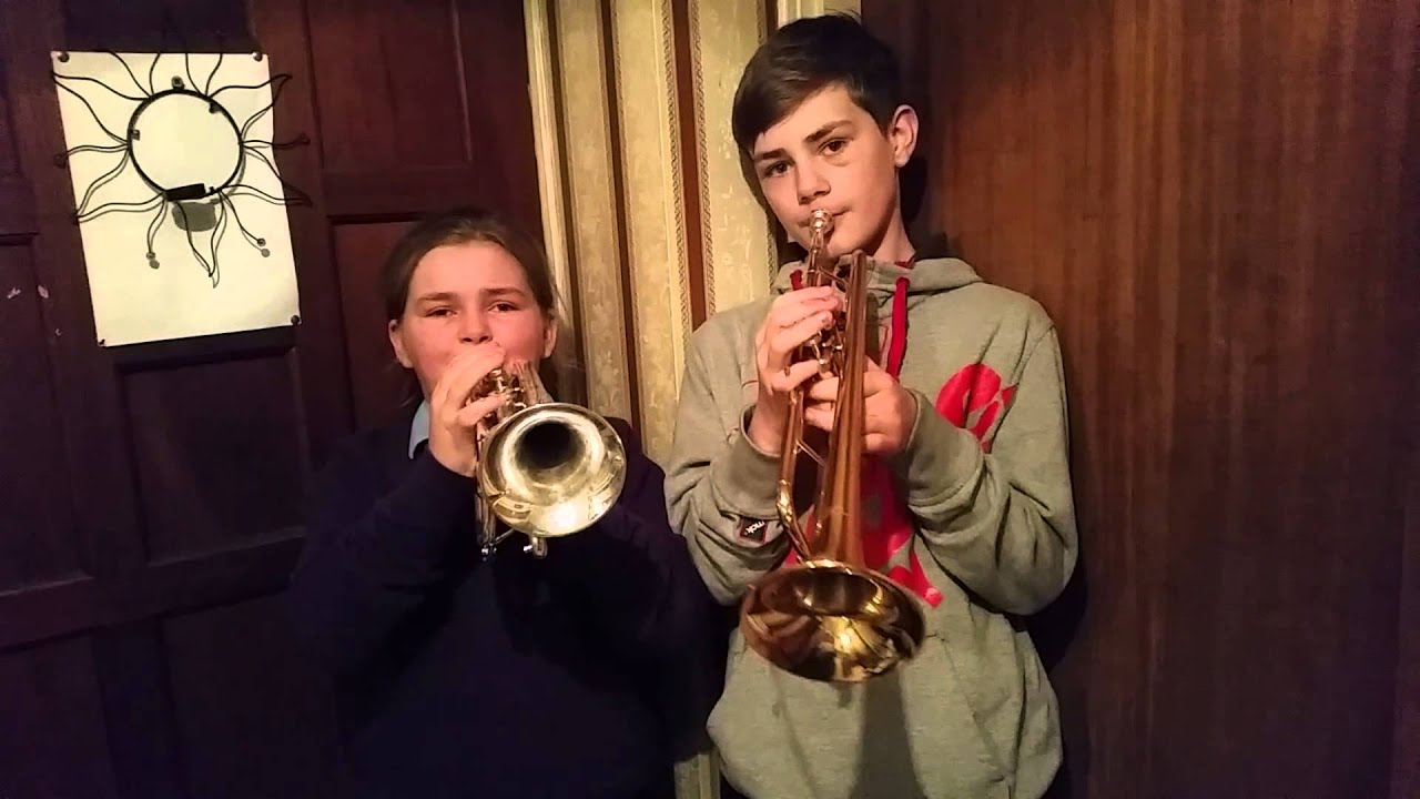Kids learning cornet and trumpet - YouTube