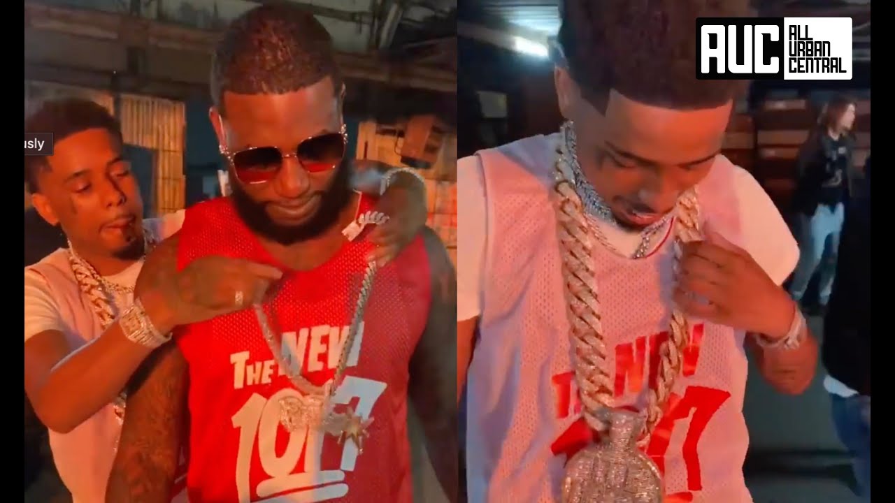 Pooh Shiesty Wasn't Ready For How Heavy Gucci Mane Chain Was - YouTube
