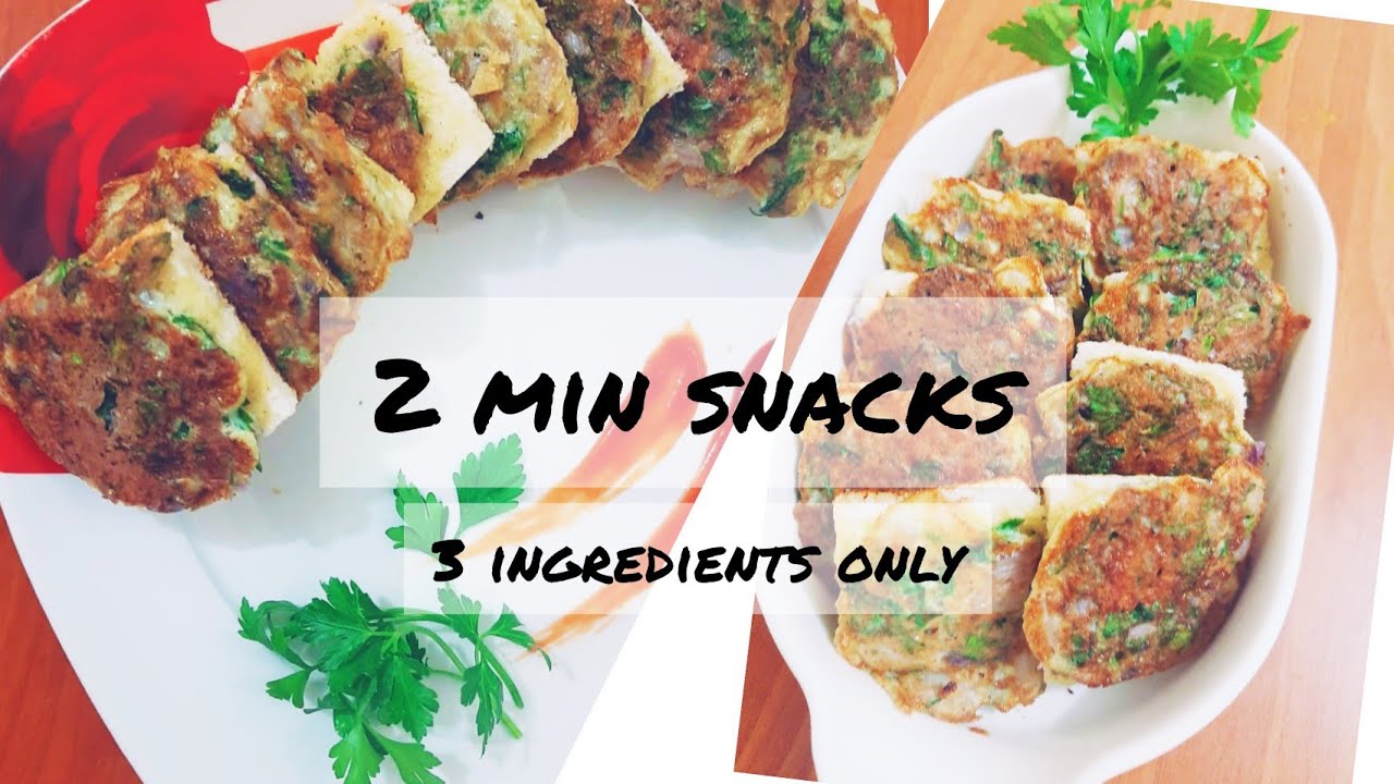 2 minutes snacks😍 | 3 ingredients only|Easy and tasty - YouTube