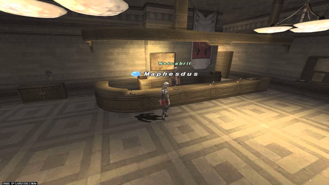 FFXI wall glitch (private server) - YouTube