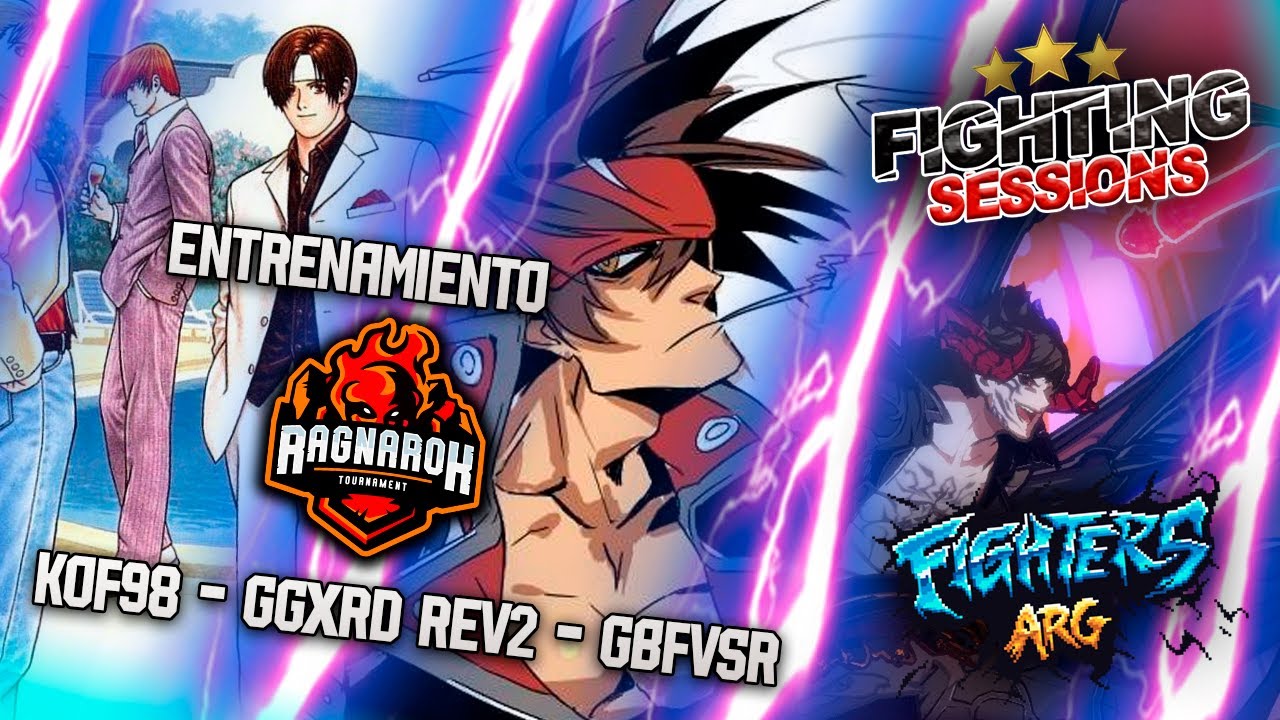 ⚡FIGHTING SESSIONS⚡ Training in: KOF98 + GGXRD REV 2 + GBFVSR💗 + YAPA ...