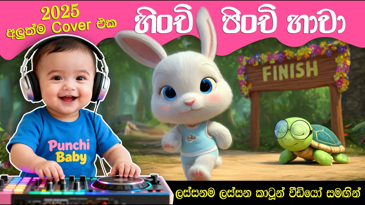 හිංචි පිංචි හාවා 🐇 | Hinchi Pinchi Hawa 🐰 | Sinhala Kids Songs 2025 ...