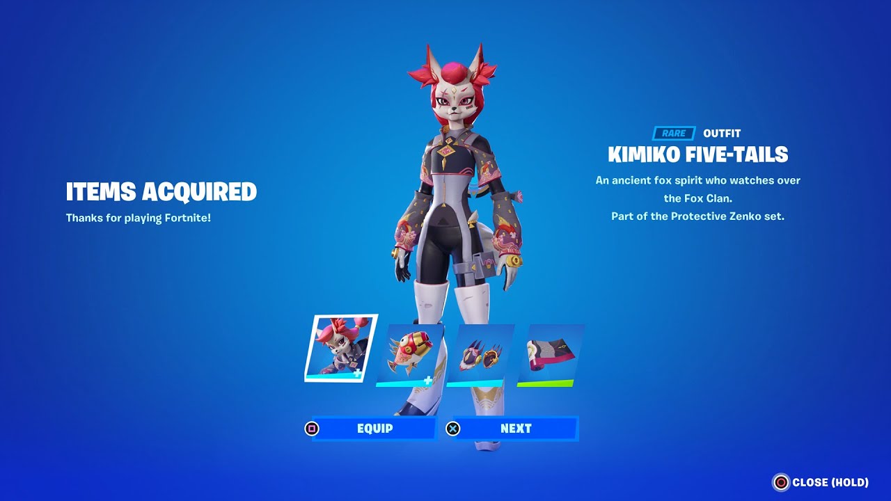 How To Get Protective Zenko Bundle In Fortnite (Unlocked Kimiko Five ...