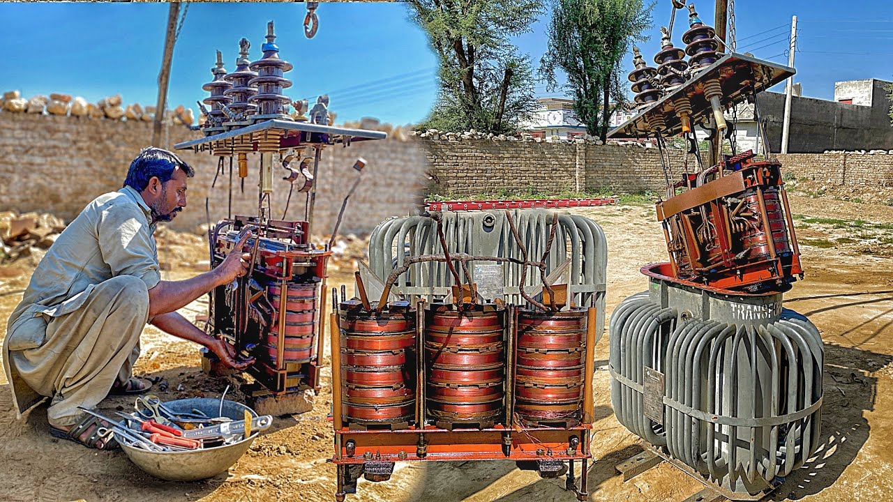 How to Rebuild Transformer | Process of Repairing Transformer ...