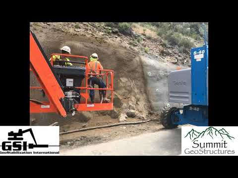 Construction of Sculpted Shotcrete Soil Nail Wall Start to Finish