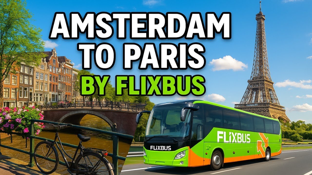 €19 Bus Ride from Amsterdam to Paris! | Cheapest Way to travel in ...