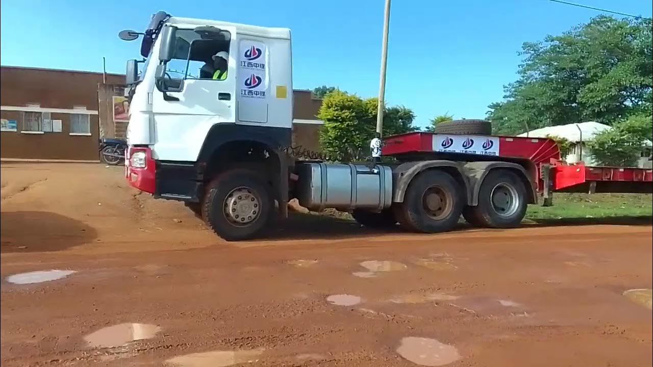 ROAD EQUIPMENT ASSEMBLED FOR KOBOKO-YUMBE-MOYO ROAD PROJECT. - YouTube
