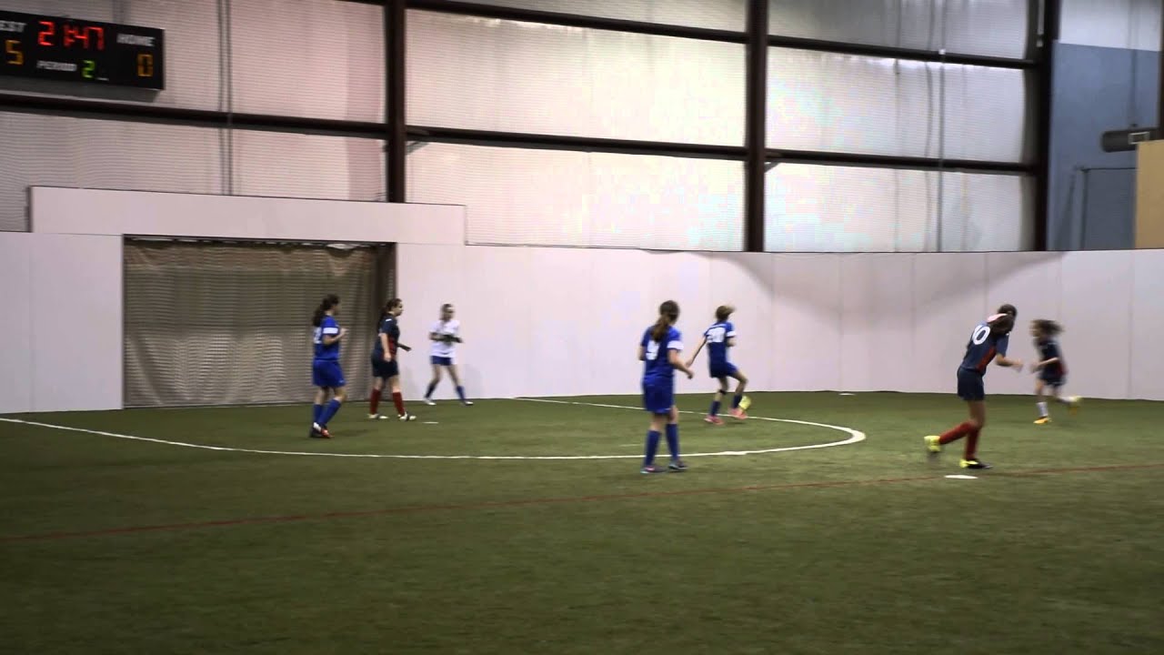 Liberty Soccer Girls Indoor Game 6 001 3 clip - YouTube