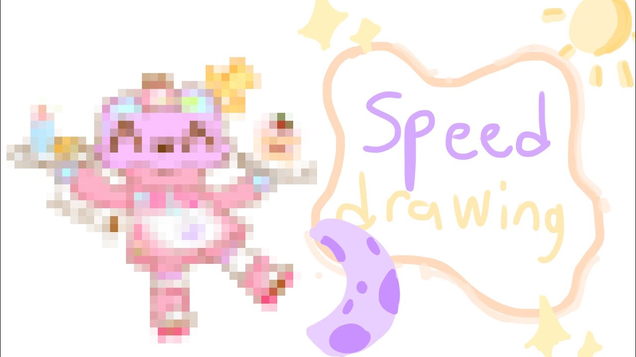 Speed drawing (re-drawing my old drawing I made in 2021) - YouTube