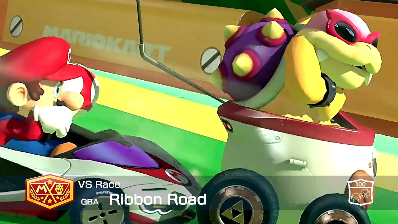 Mario Kart 8 Deluxe Roy in Ribbon Road #149 - YouTube
