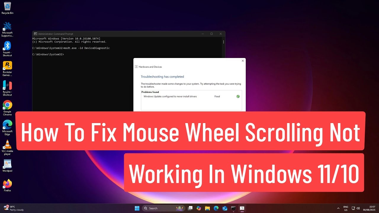How to Fix Mouse Wheel Scrolling Not Working in Windows 11, 10 - YouTube