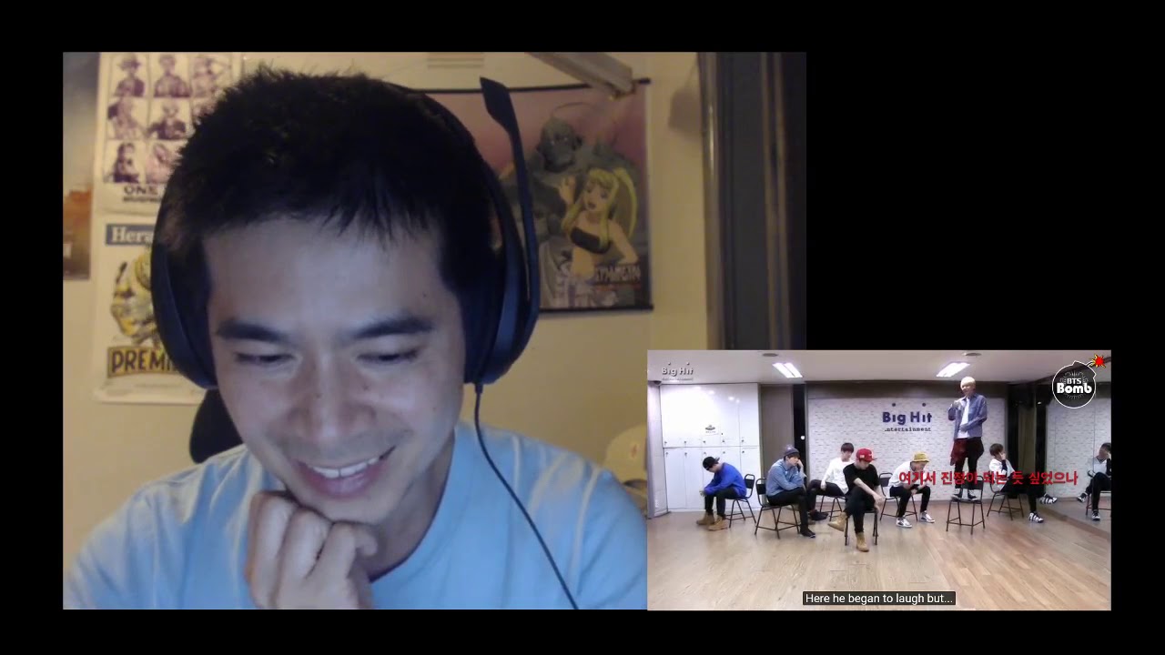 BTS V Can't Stop Laughing because of RM Reaction - YouTube