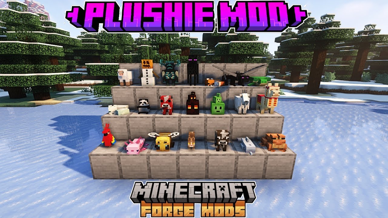 Plushie Mod - Peluches de los Mobs del Juego - MINECRAFT REVIEW ESPAÑOL ...