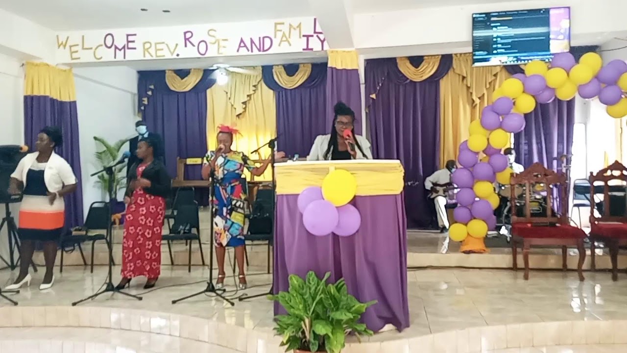 Welcome service for Rev. Rose & Family October 31, 2021 - YouTube