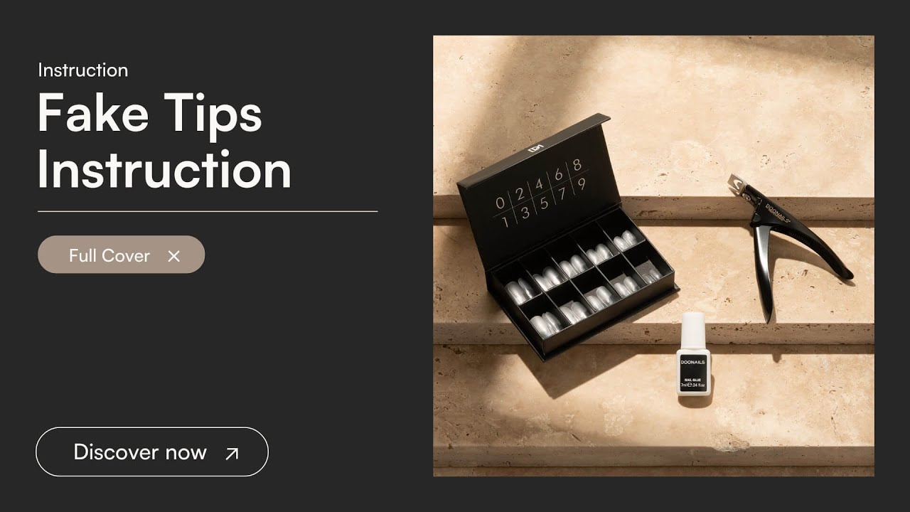 Fake Tips Tutorial (Full Cover) | DOONAILS (EN) - YouTube