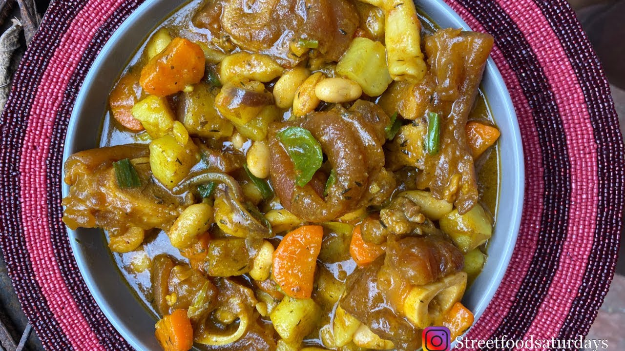 Jamaican Curry Cowfoot - YouTube