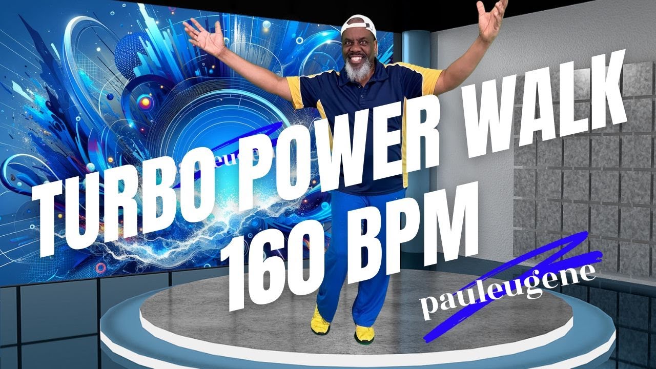 Fast Paced Turbo Power Walk March Aerobics Cardio Workout |160 BPM | 28 ...