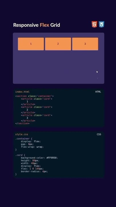 Responsive Flex Grid in CSS - YouTube