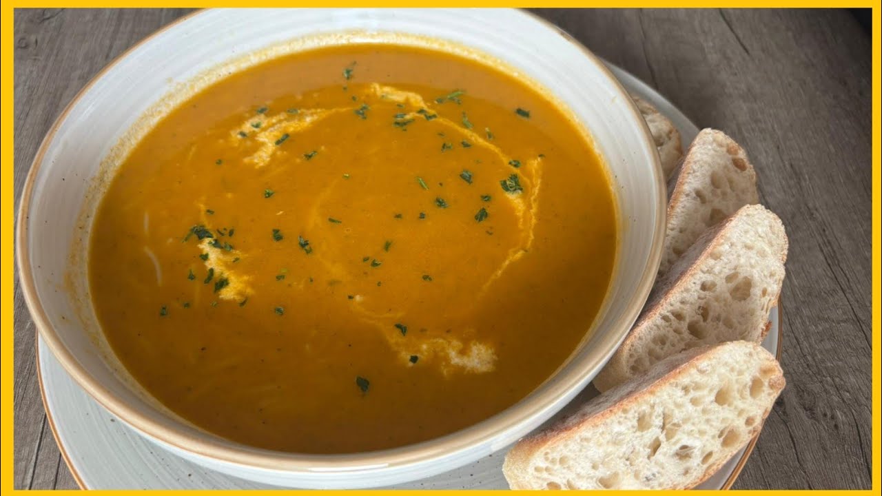 GROENTE SOEP | VEGETARISCH | GEMÜSE SUPPE | حساء الخضار - YouTube