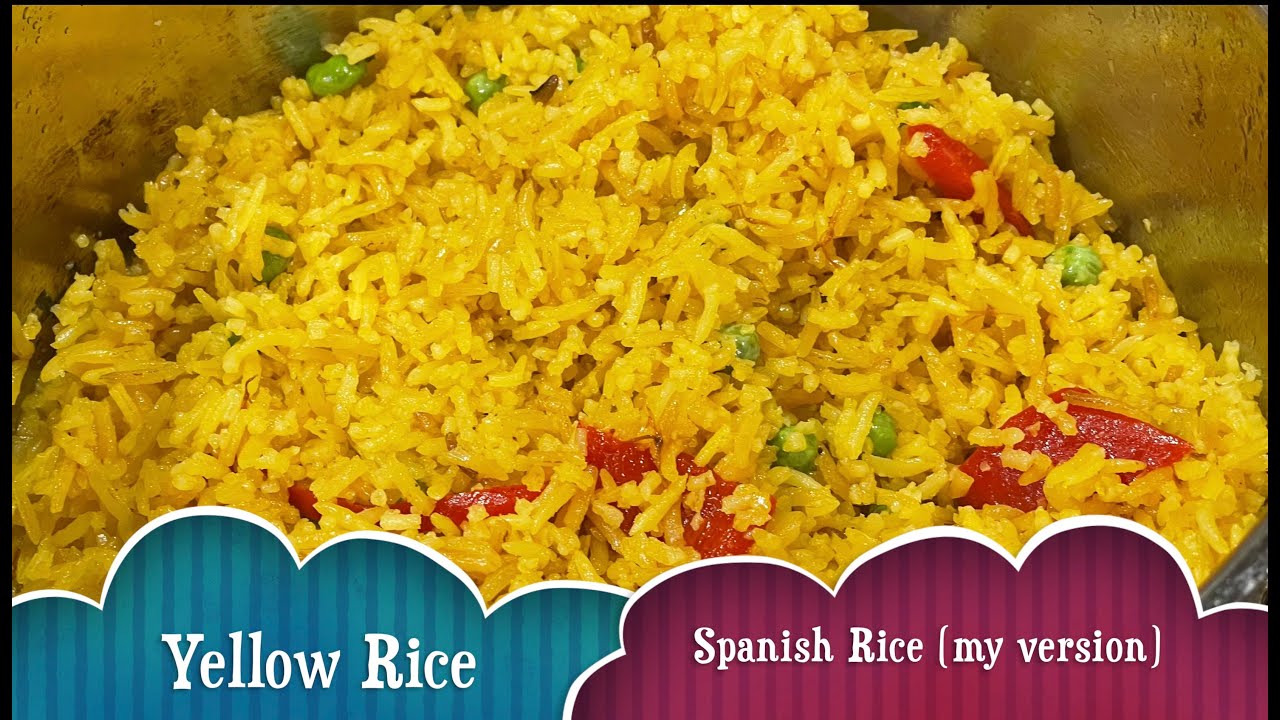 Yellow Rice Spanish Rice 4K - YouTube