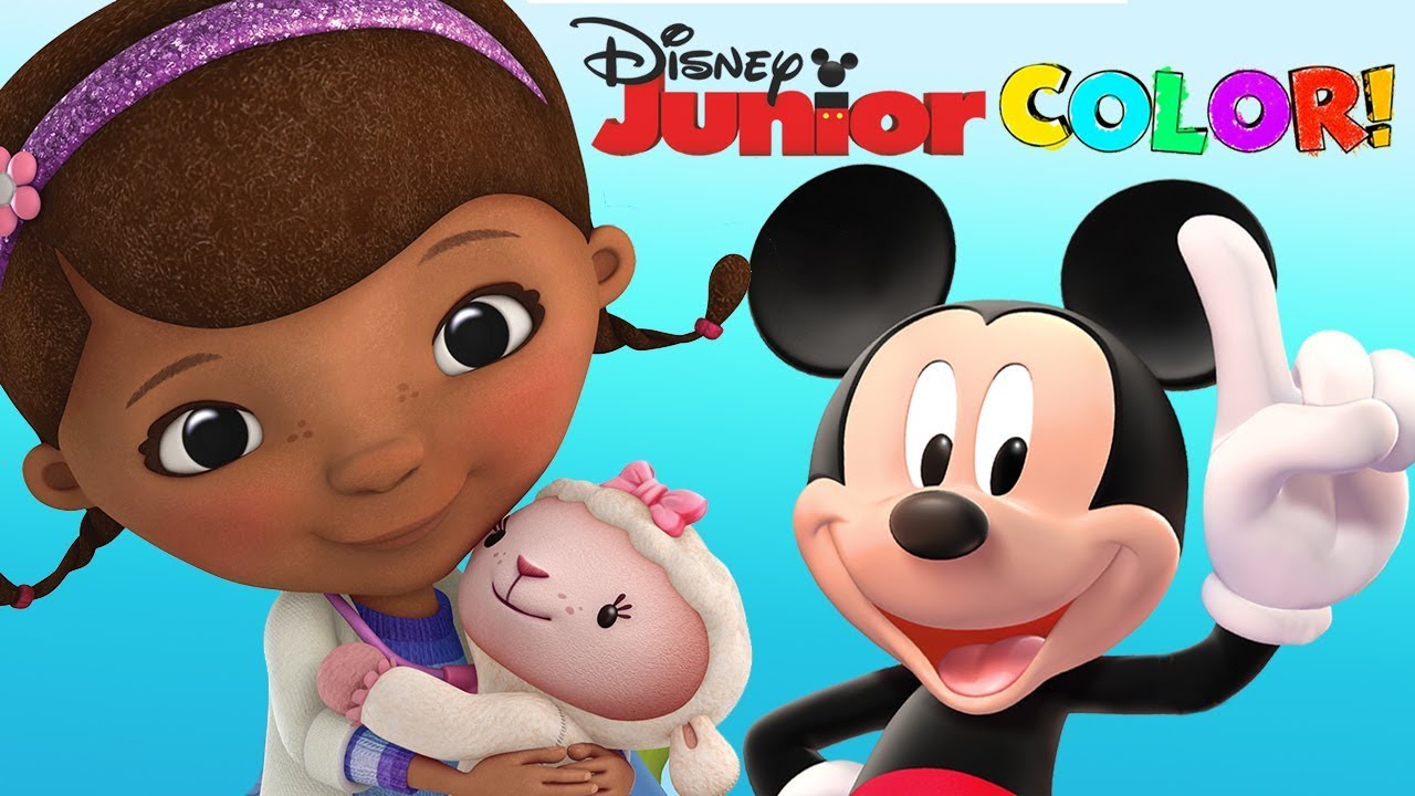 Mickey Mouse Doc McStuffins The Lion Guard Coloring Colors Disney ...