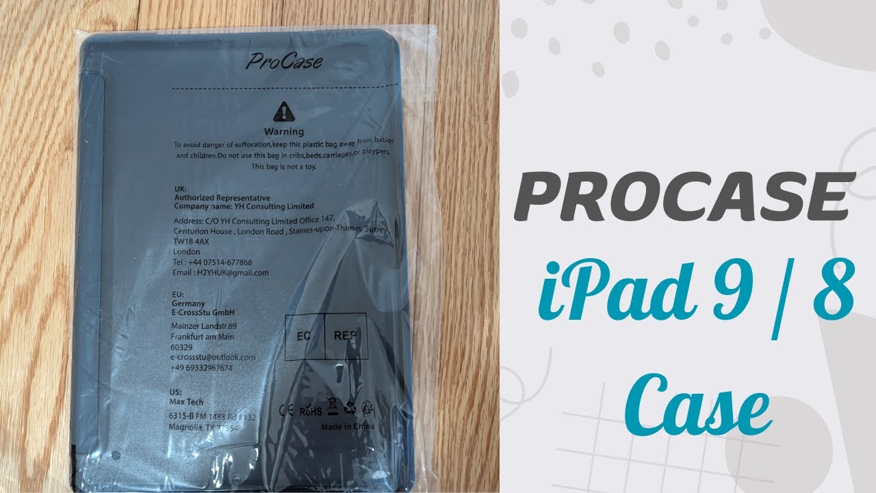 ProCase iPad 9 / 8 case unboxing - YouTube