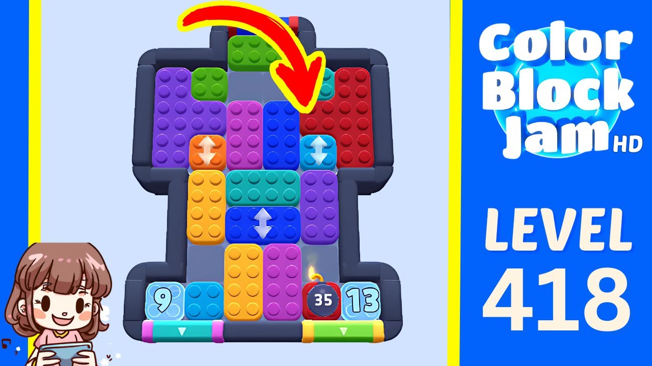 Color Block Jam Level 418 Solution Walkthrough - YouTube