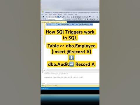 What are SQL triggers and how to create them #sql #sqlqueries #shorts #coding #sqltriggers - YouTube