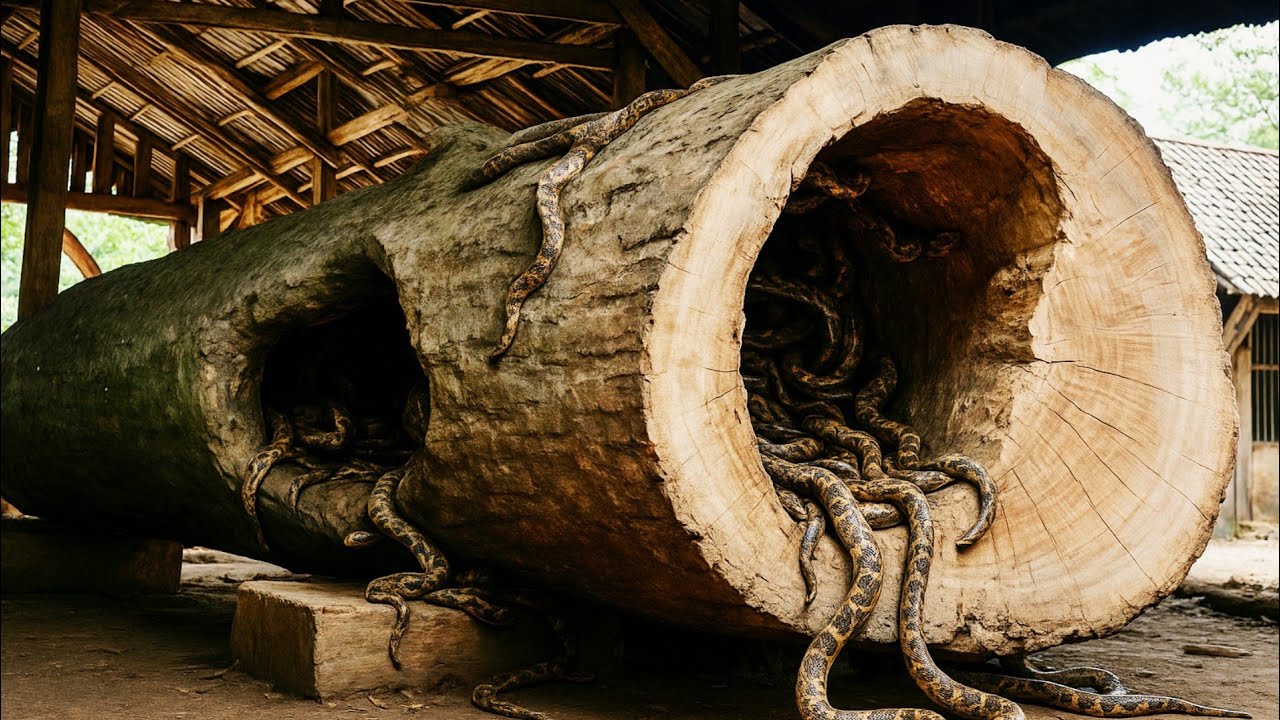 Poisonous wood almost took lives!! Teak sawmill - YouTube