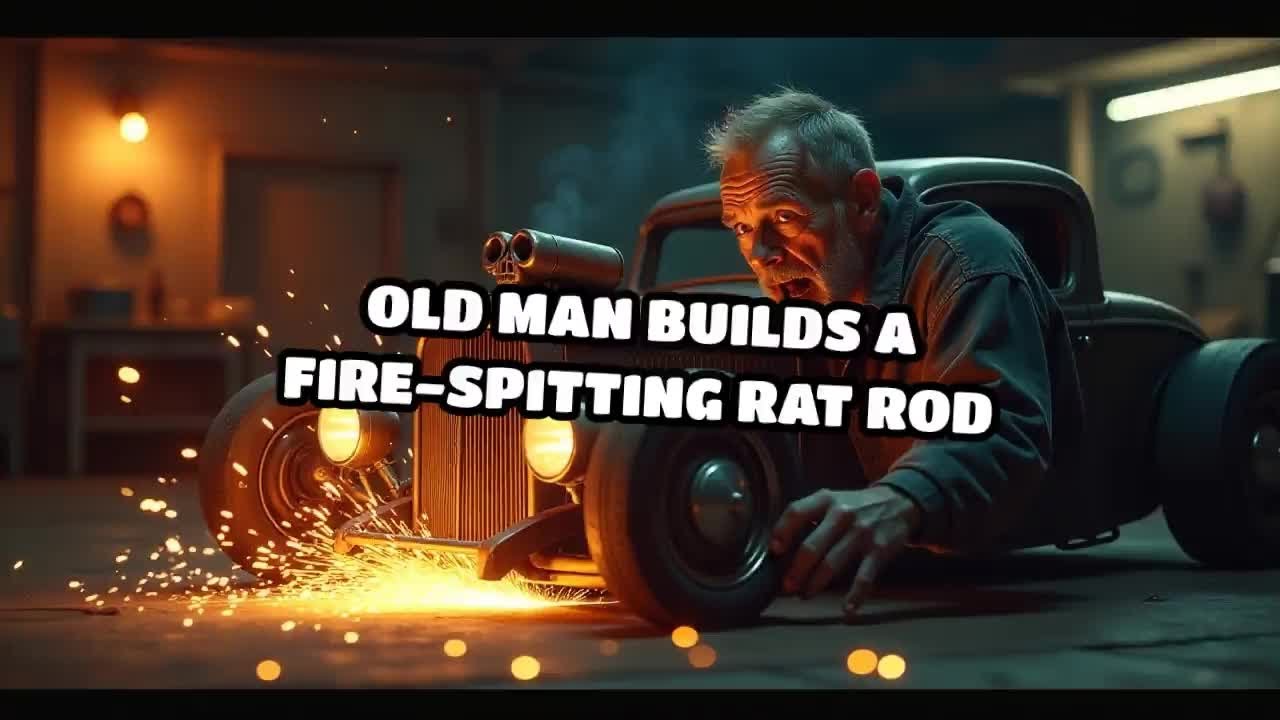 Old Man Builds a Fire-Spitting Rat Rod - YouTube